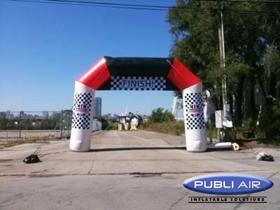 Start / Finish Arch - Inflatable Advertising & Rooftop Balloon Rental ...